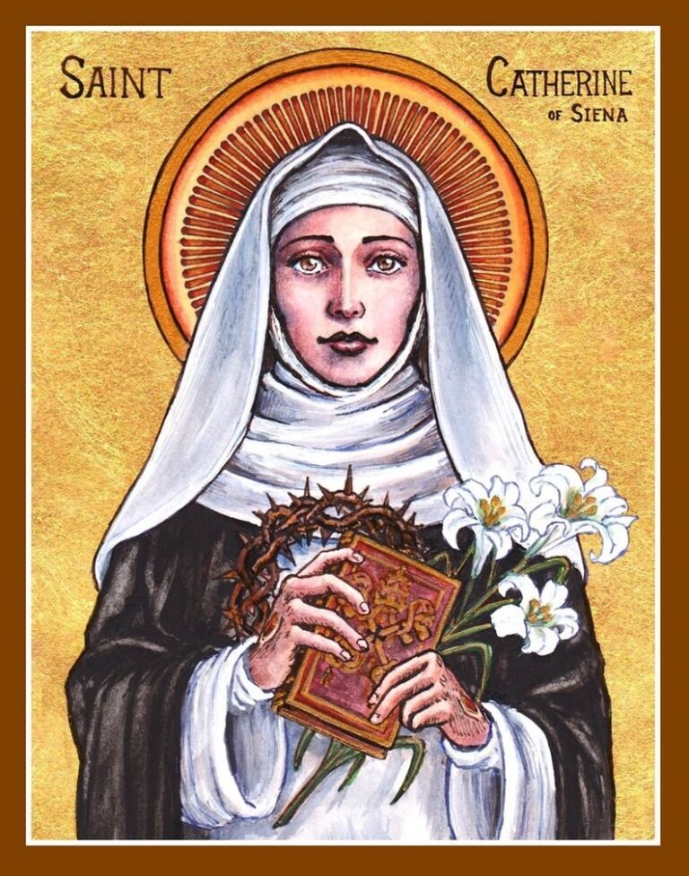 20+ Beautiful Saint Catherian Of Siena Images - Saint Images